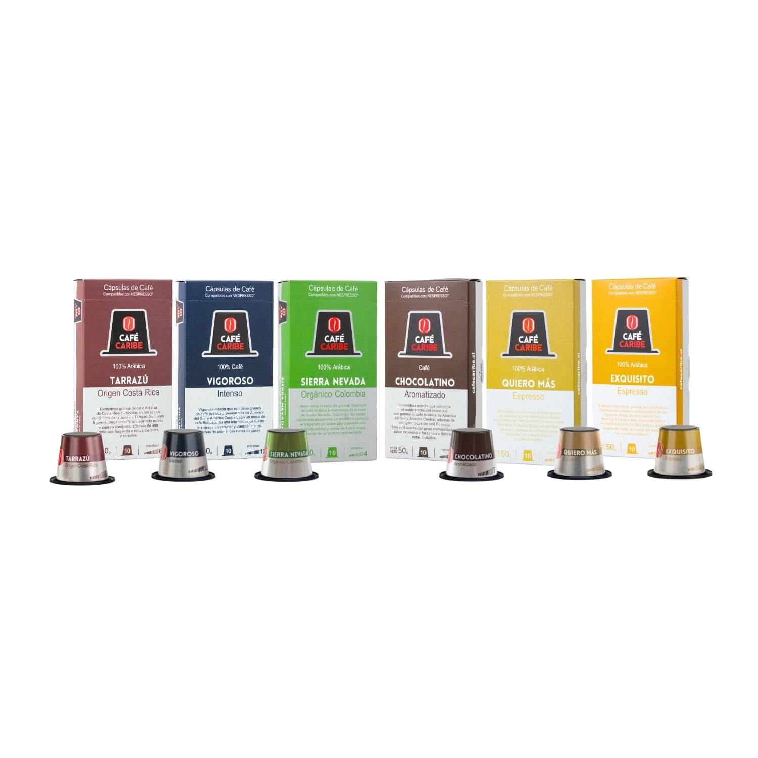 Mix Premium 60 Cápsulas compatibles con Nespresso® | Café Caribe – Mercado del Café