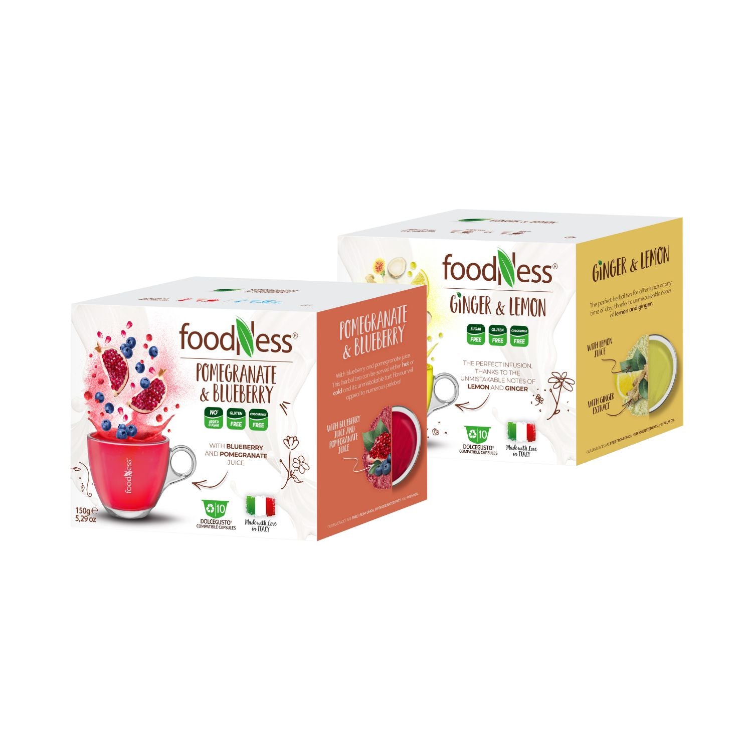 Mix Infusión FoodNess | Cápsulas Naturales Compatibles Dolce Gusto ...